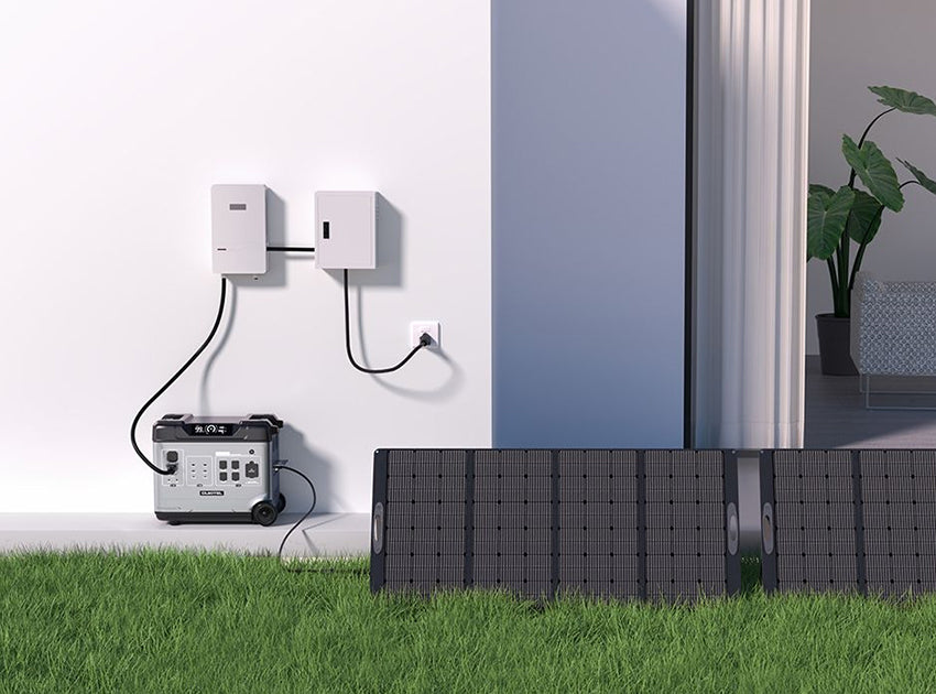 How solar power generator saves you from high bills combined with balc ...